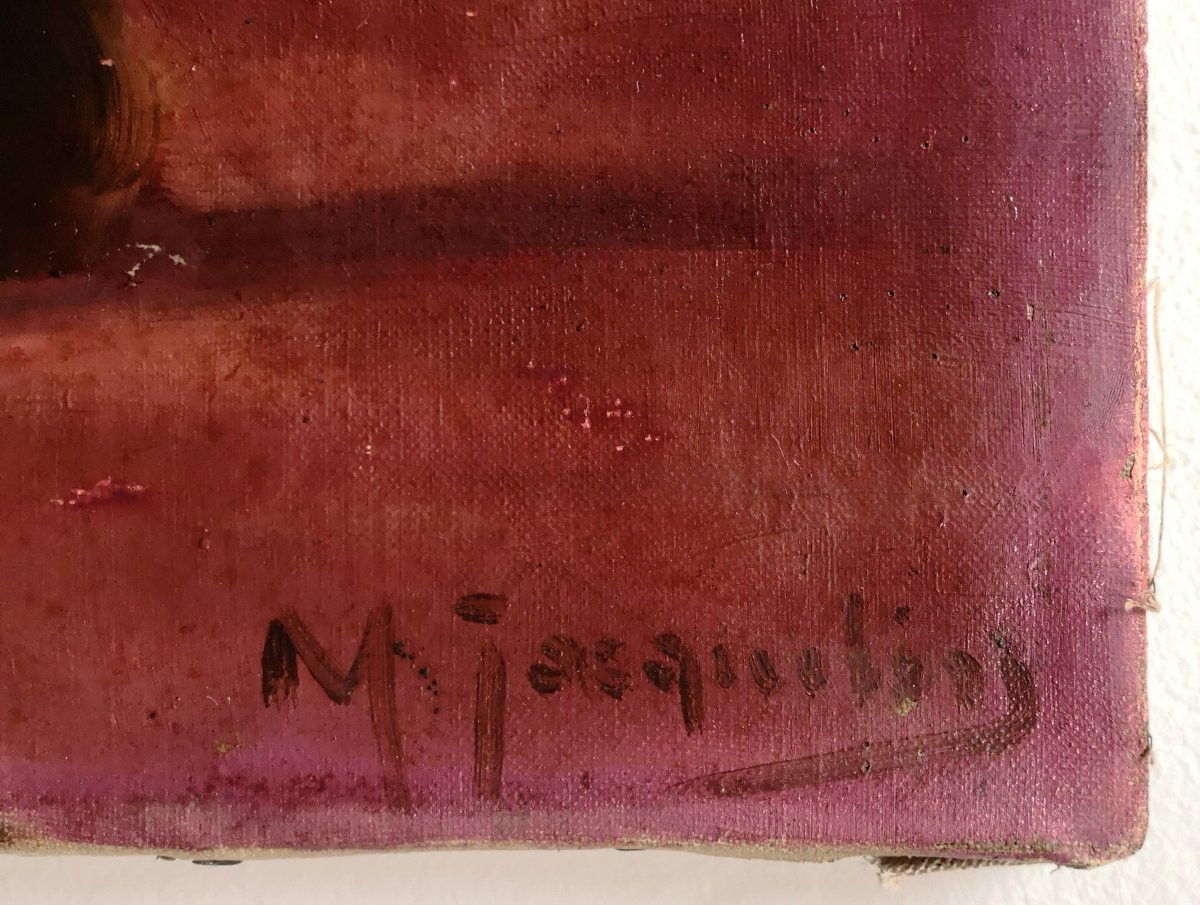 Proantic: Scuola francese del XIX secolo. Ritratto di cane Yorkshire T